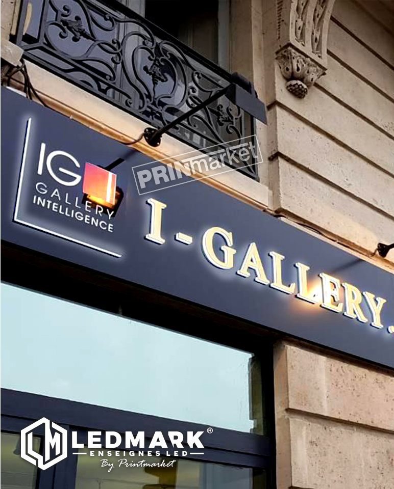 LEDMARK by PrintMarket - Création d'enseignes LED lumineuses à Paris