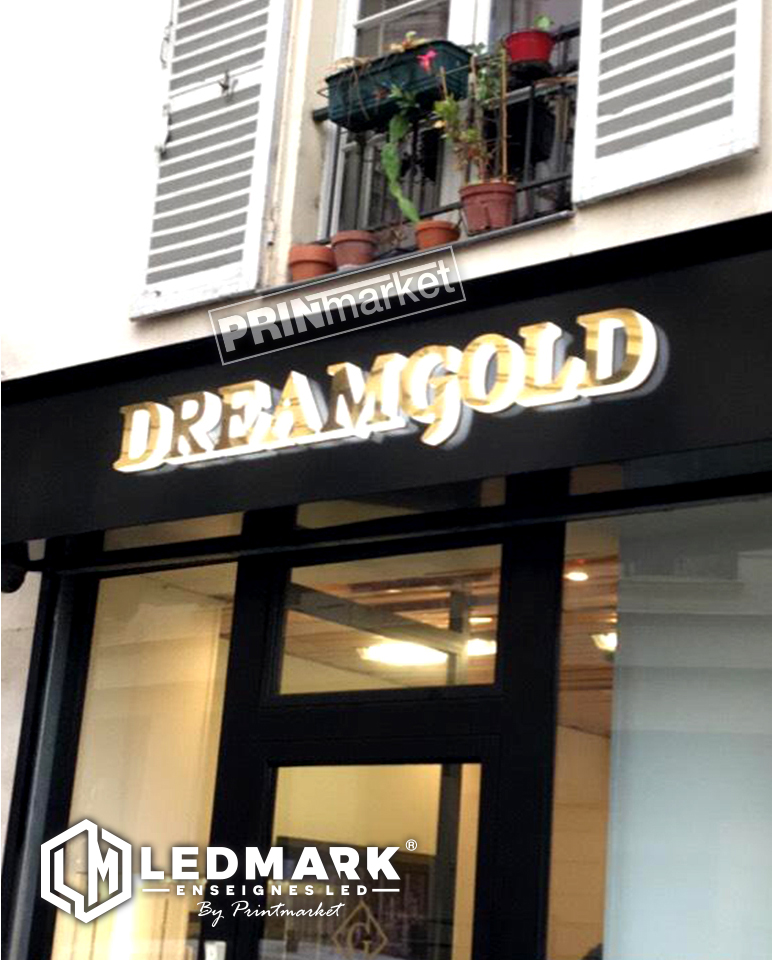 LEDMARK by PrintMarket - Création d'enseignes LED lumineuses à Paris
