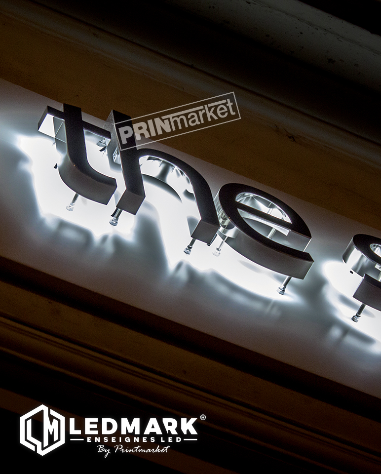 LEDMARK by PrintMarket - Création d'enseignes LED lumineuses à Paris