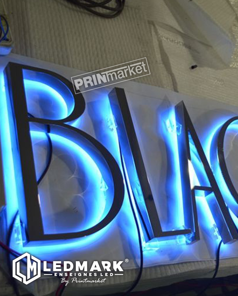 LEDMARK by PrintMarket - Création d'enseignes LED lumineuses à Paris