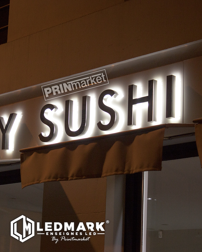 LEDMARK by PrintMarket - Création d'enseignes LED lumineuses à Paris