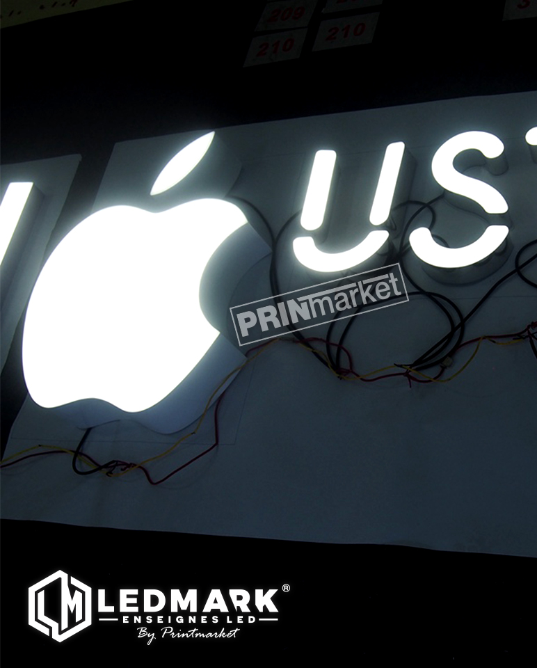 LEDMARK by PrintMarket - Création d'enseignes LED lumineuses à Paris