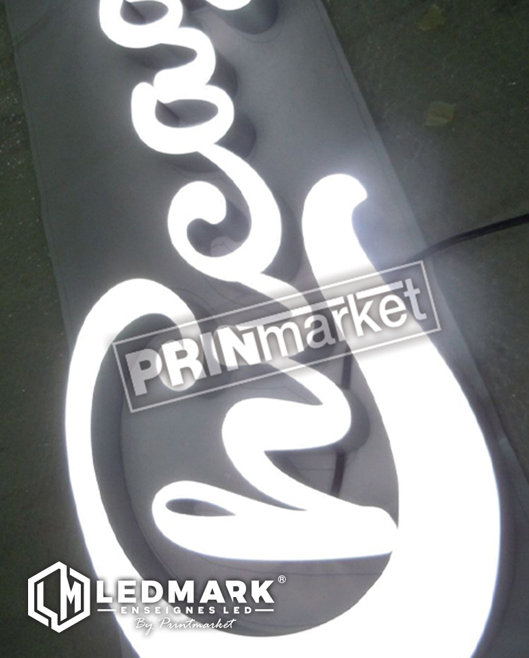 LEDMARK by PrintMarket - Création d'enseignes LED lumineuses à Paris