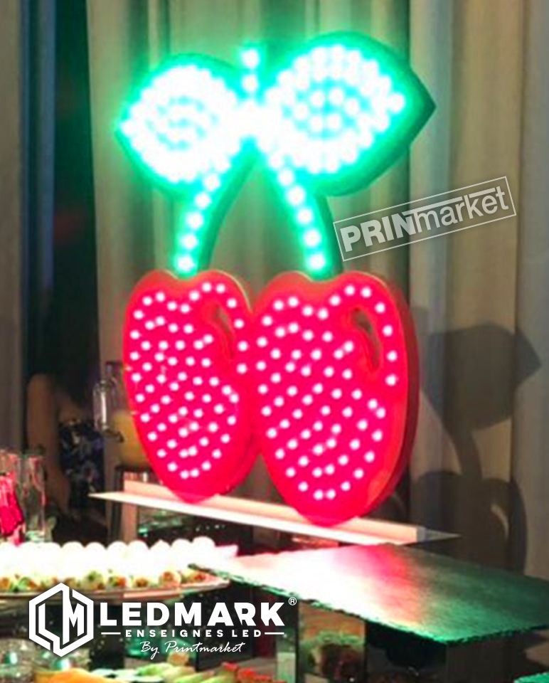 LEDMARK by PrintMarket - Création d'enseignes LED lumineuses à Paris