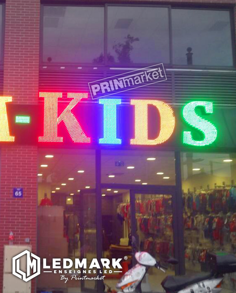 LEDMARK by PrintMarket - Création d'enseignes LED lumineuses à Paris