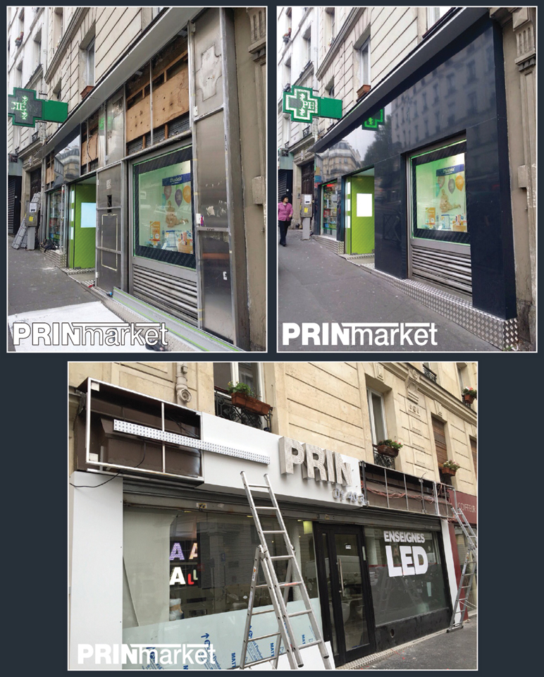 LEDMARK by PrintMarket - Création d'enseignes LED lumineuses à Paris