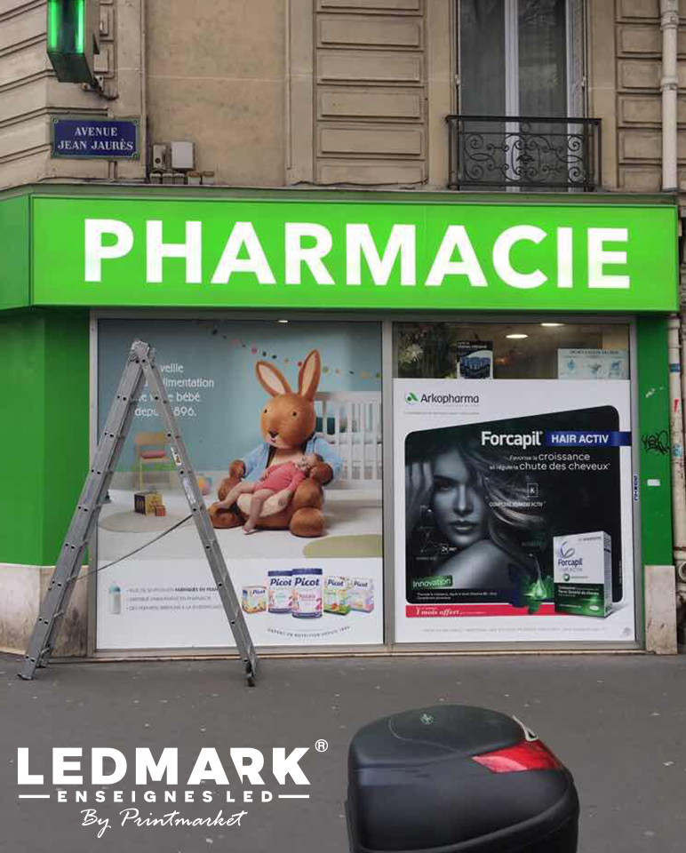 LEDMARK by PrintMarket - Création d'enseignes LED lumineuses à Paris