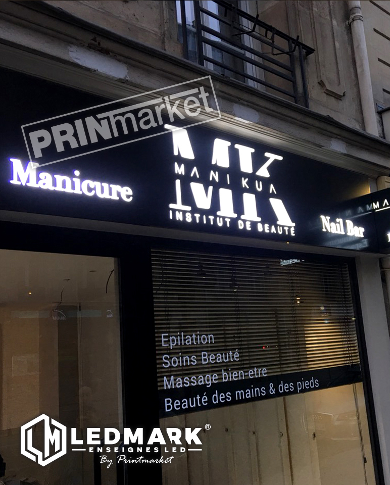 LEDMARK by PrintMarket - Création d'enseignes LED lumineuses à Paris
