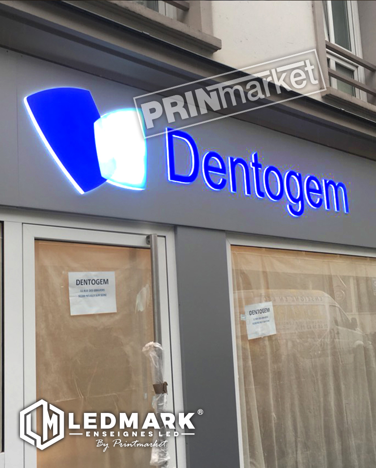 LEDMARK by PrintMarket - Création d'enseignes LED lumineuses à Paris